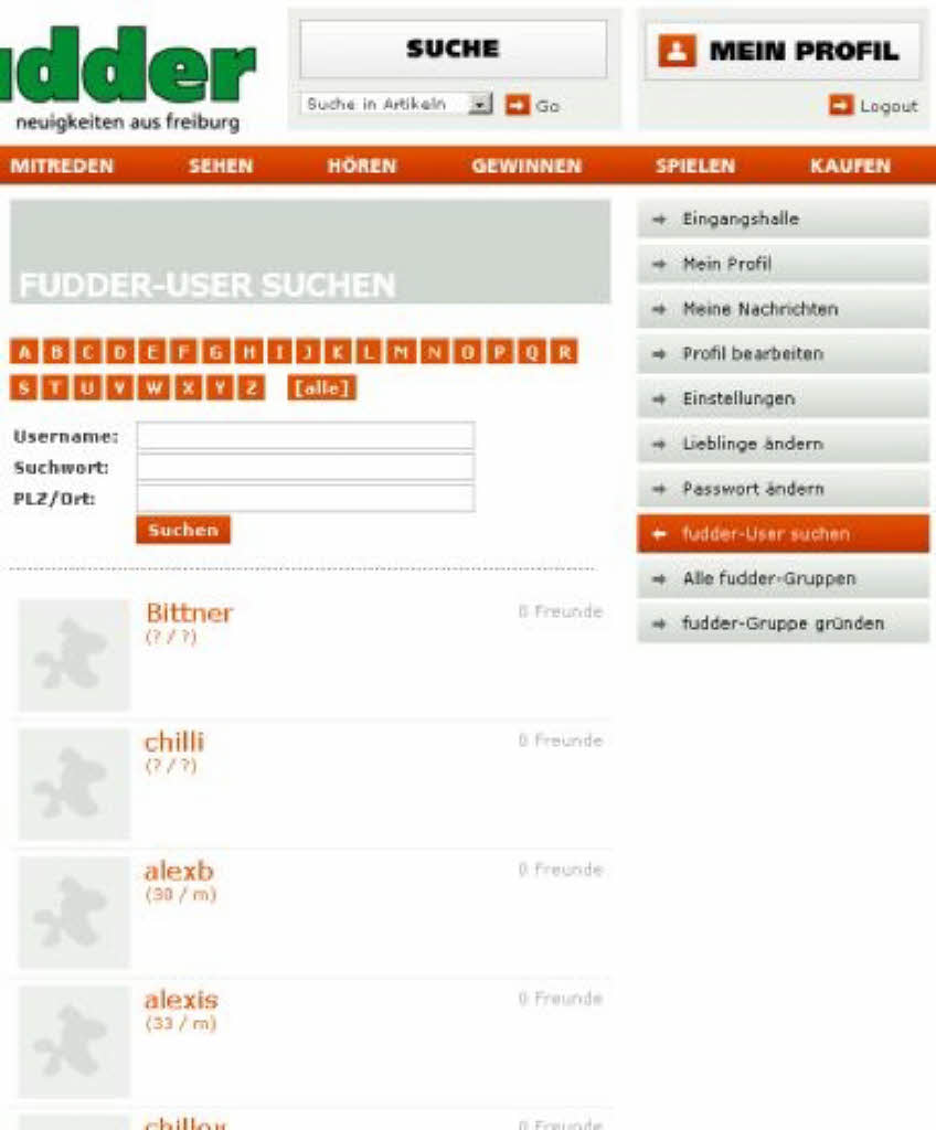 fudder-Community: Hier sind die neuen Nutzer - Aquarium (fudder ...