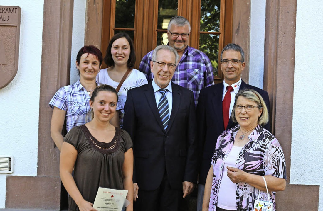 Treue Blutspender aus Simonswald - Simonswald - Badische Zeitung