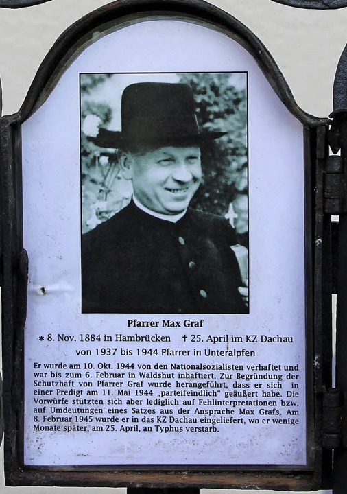 Ein Stolperstein für Max Graf - Waldshut-Tiengen - Badische Zeitung