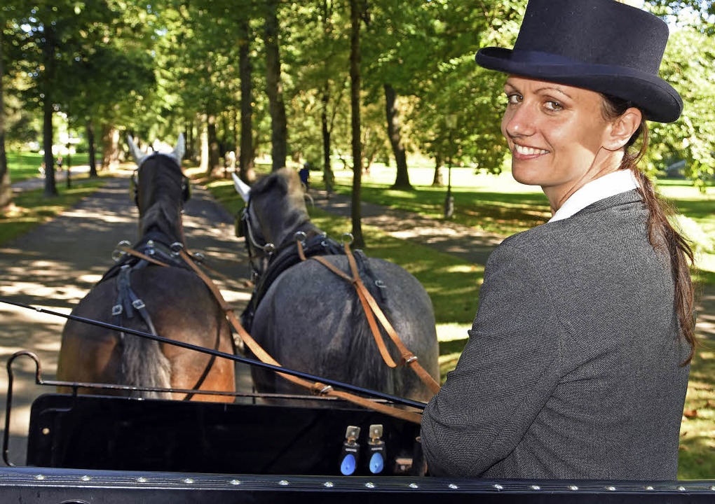 Sabrina Möller, Pferdekutscherin in Baden-Baden - Südwest - Badische ...