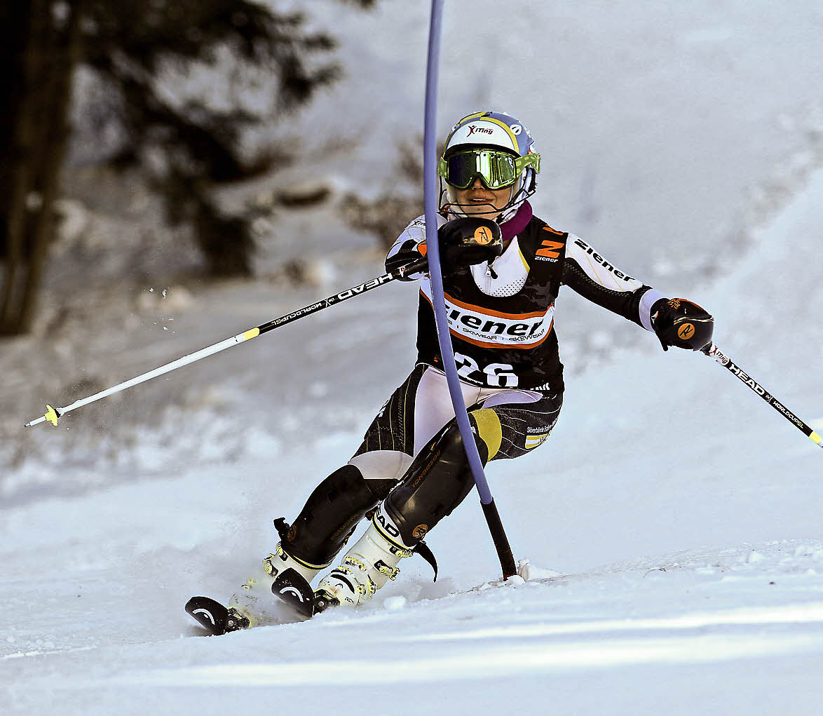 Rasante Kurvenfahrt am Bernauer Hofeck - Ski Alpin - Badische Zeitung