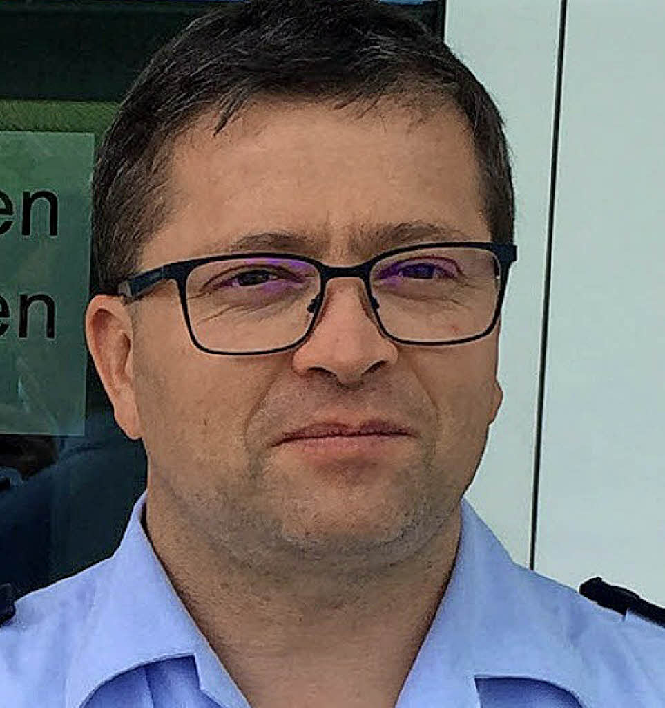 Martin Gräf leitet den Polizeiposten - Ehrenkirchen - Badische Zeitung
