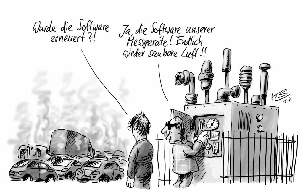 Jetzt greift die Politik durch. - Karikaturen - Badische Zeitung