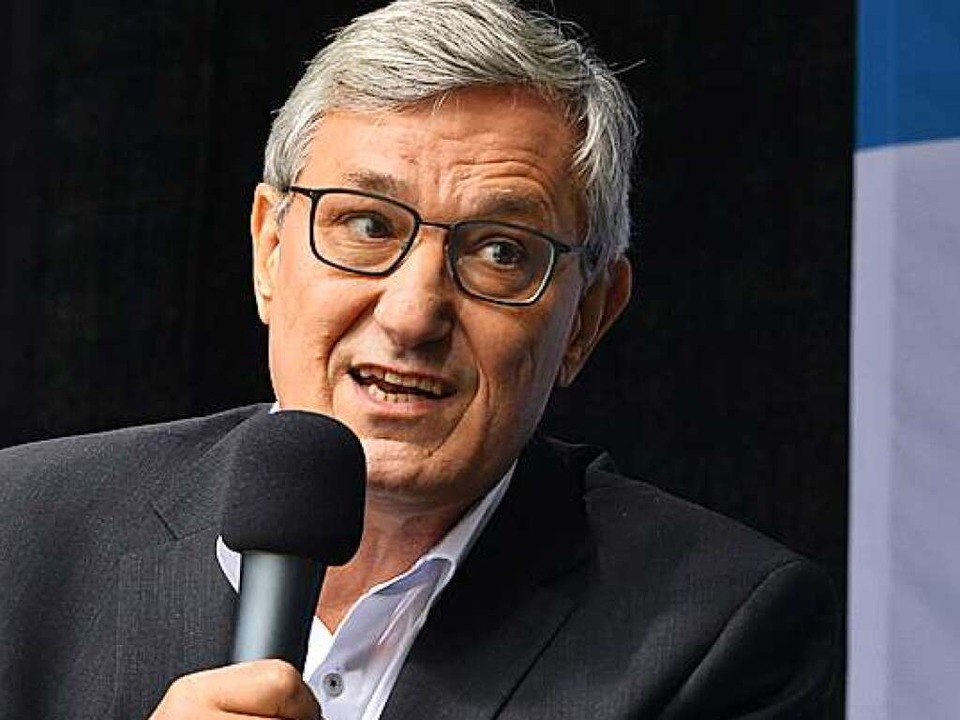 Riexinger moniert beim BZ-Wahltag, dass Milliardäre gepudert werden ...