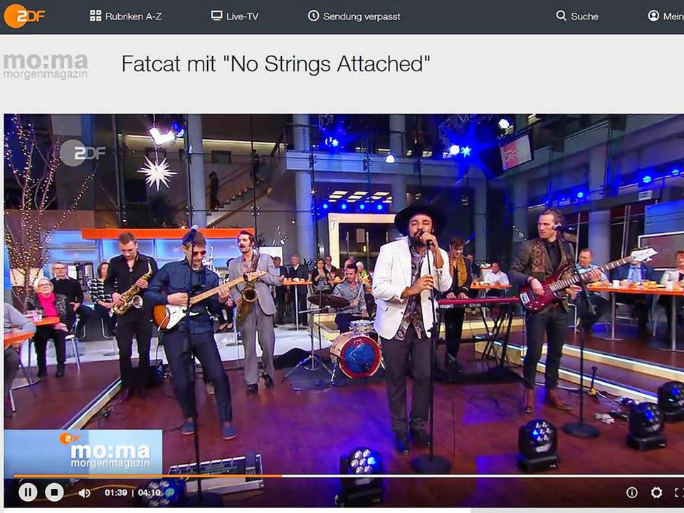 Die Freiburger Band Fatcat ist im ZDF-Morgenmagazin aufgetreten - Stadtgespräch (fudder ...