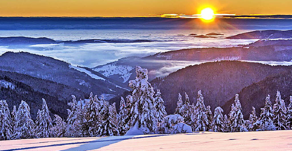 Der Feldberg in winterlicher Pracht - Feldberg - Badische Zeitung