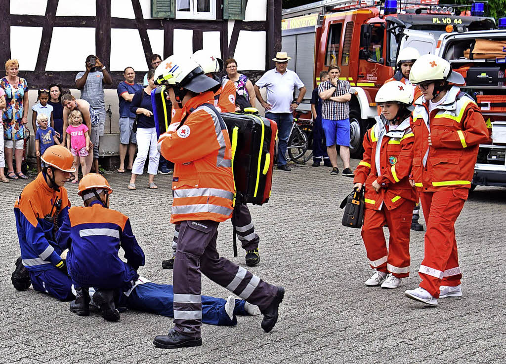 Einblicke in die Arbeit der Retter - Vörstetten - Badische Zeitung