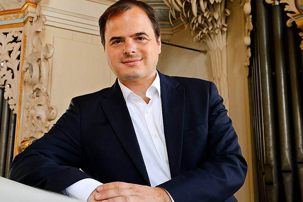 Der neue Freiburger Orgelprofessor David Franke konzertierte erstmals ...