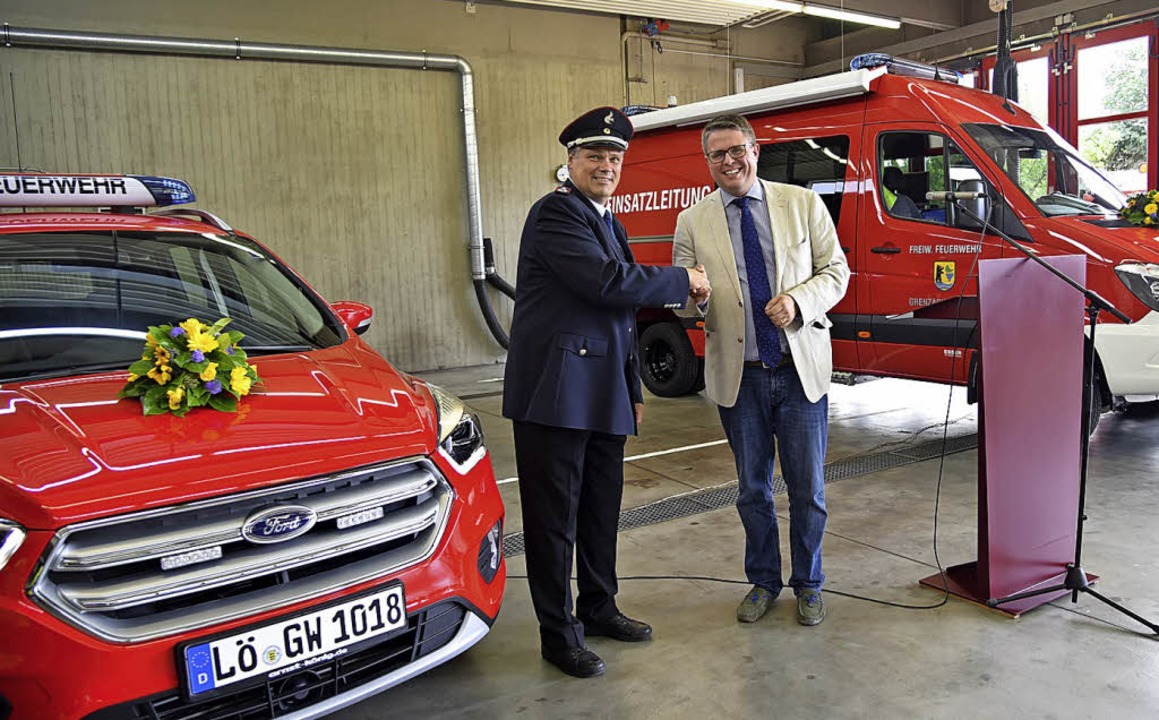 Neue Fahrzeuge machen Wehr moderner - Grenzach-Wyhlen - Badische Zeitung