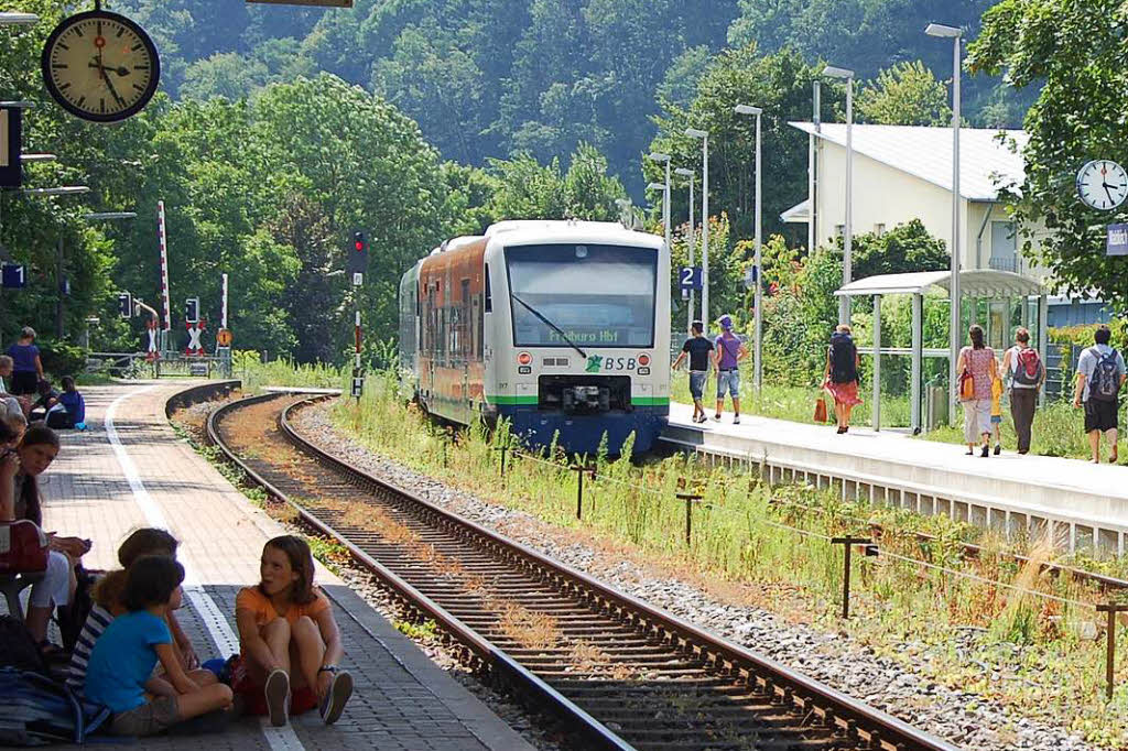 Die Elztalbahn ist vom 25. bis 31. August eine Woche lang gesperrt ...