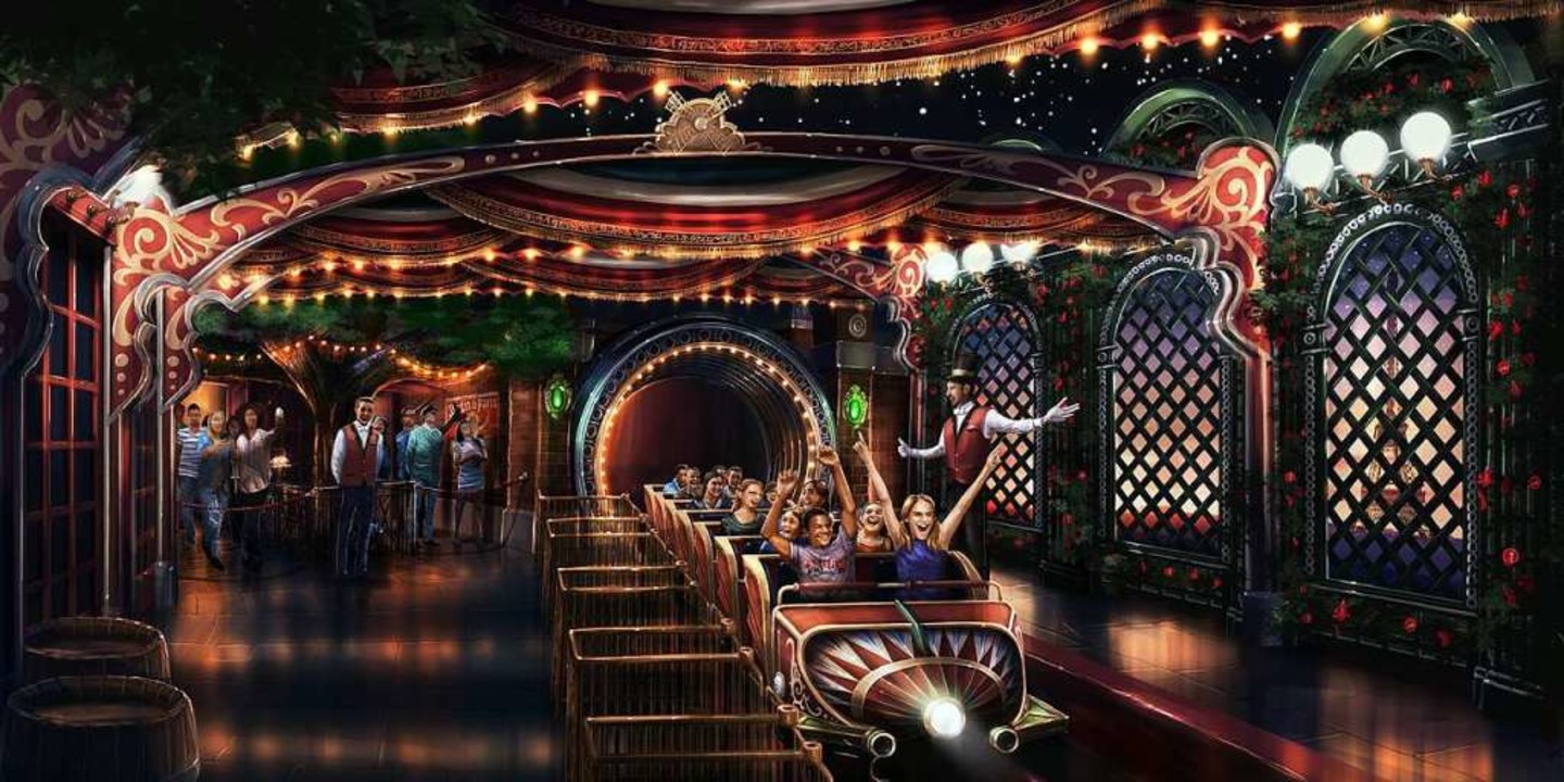 Can-Can-Coaster: Der Europa-Park weiht seine erneuerte Dunkelachterbahn ...