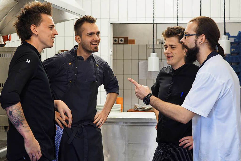 Küchenchef Daniel Weimer: "Wir haben viele verrückte Ideen ...