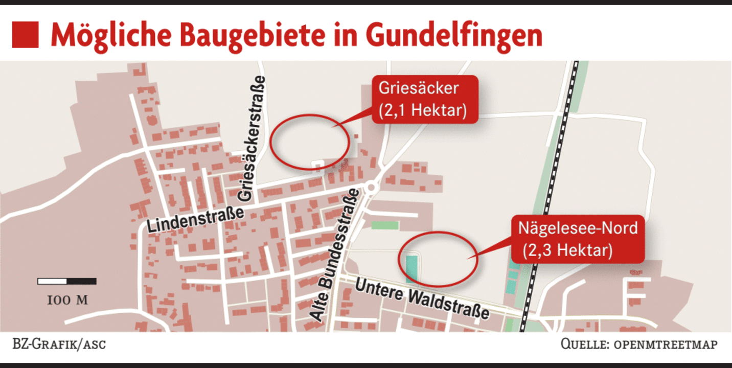 Äcker können in Gundelfingen zu wertvollem Bauland werden ...