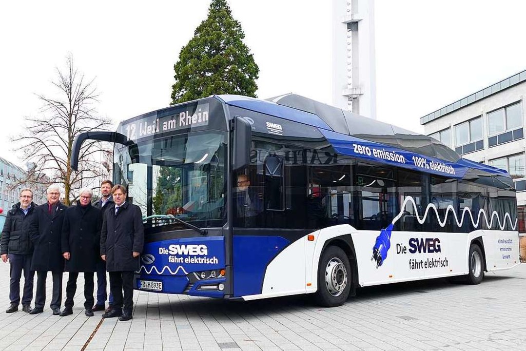 So schlägt sich der Elektrobus der SWEG in Weil im Probebetrieb - Weil ...