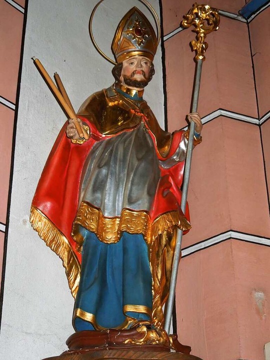 Der Heilige Blasius soll bei Halsschmerzen helfen - Kreis Breisgau ...