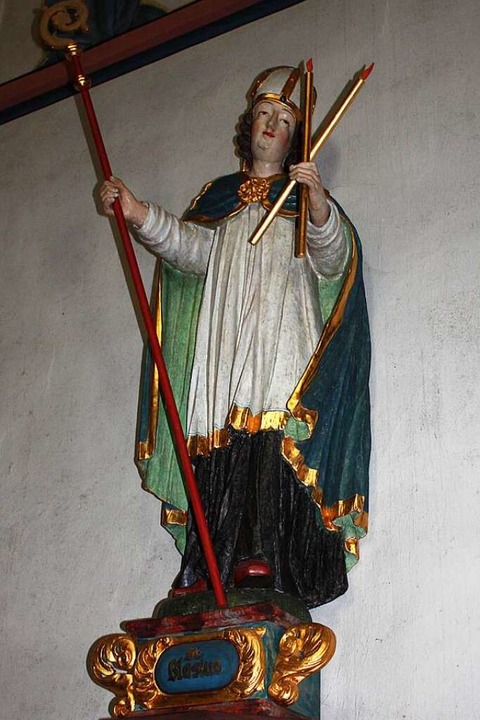Der Heilige Blasius soll bei Halsschmerzen helfen - Kreis Breisgau ...