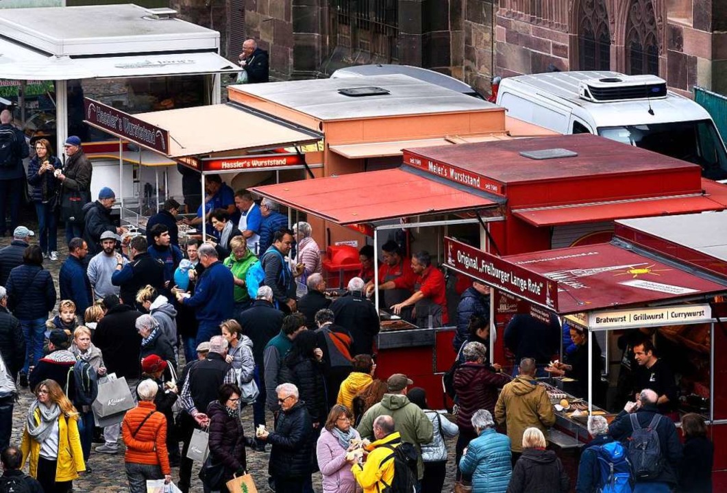 Die "Lange Rote" in Freiburg wird teurer – zumindest an zwei Ständen ...