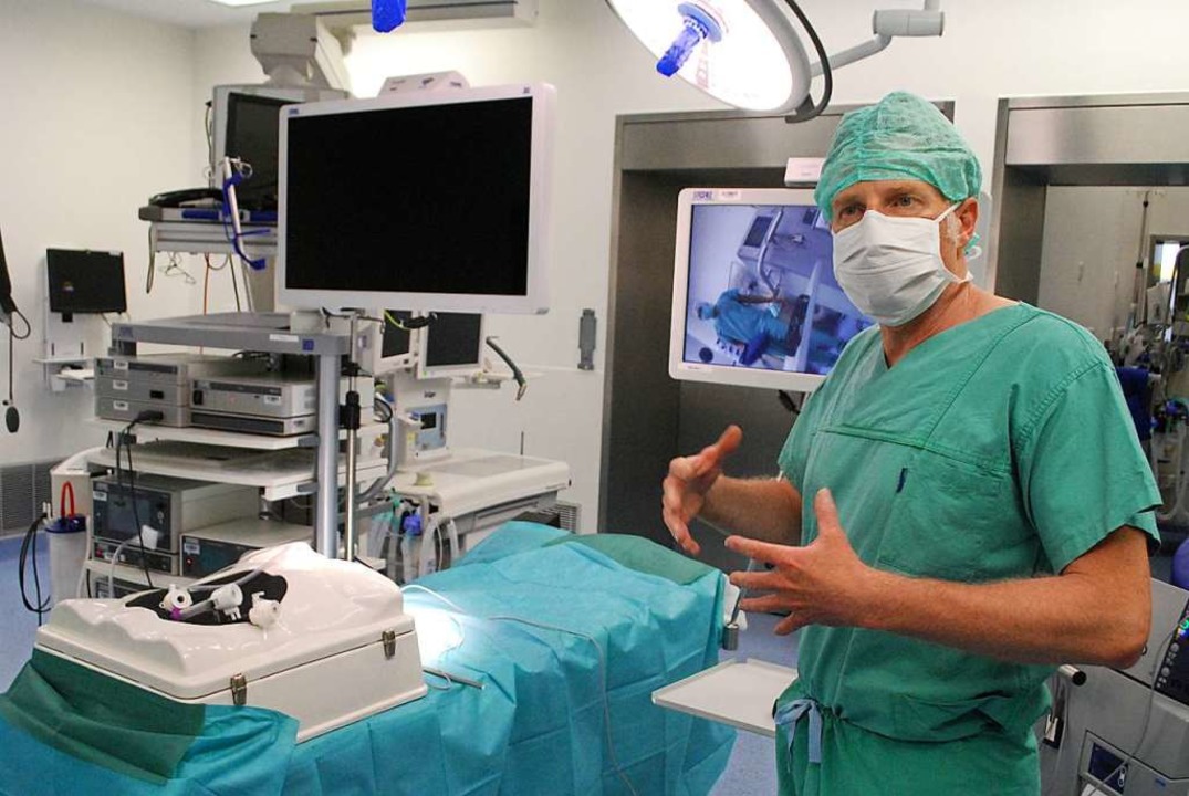 Die Chirurgen des Lörracher Klinikums sehen nun dreidimensionale Bilder ...