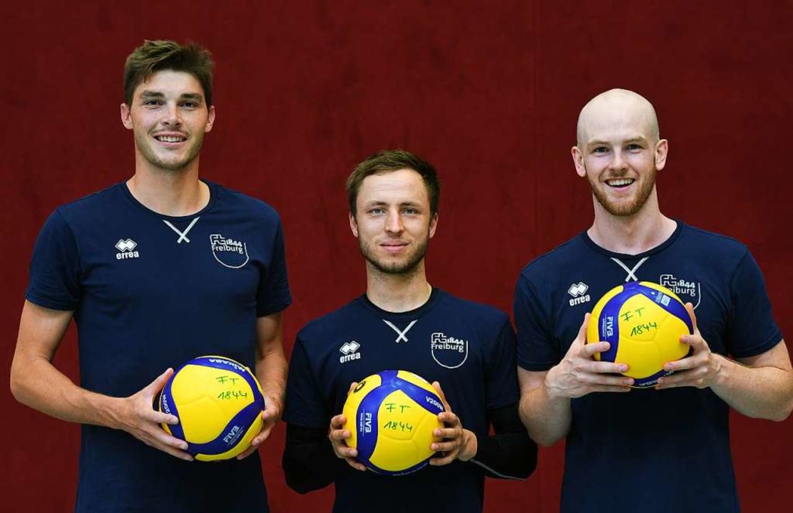 Ein ziemlich fittes Trio: Die Neuzugänge beim Zweitligisten FT 1844 ...