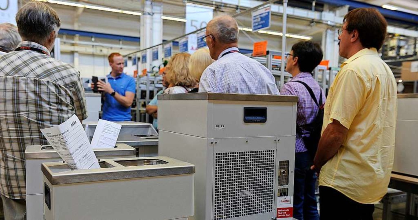 Bei der Firma Julabo in Seelbach dreht sich (fast) alles um Temperatur ...
