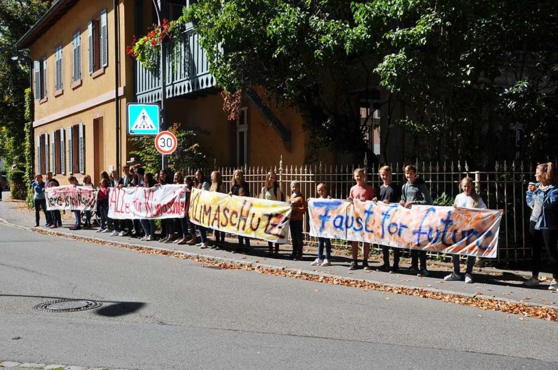 In Staufen heißt es "Faust for Future" - Staufen - Badische Zeitung