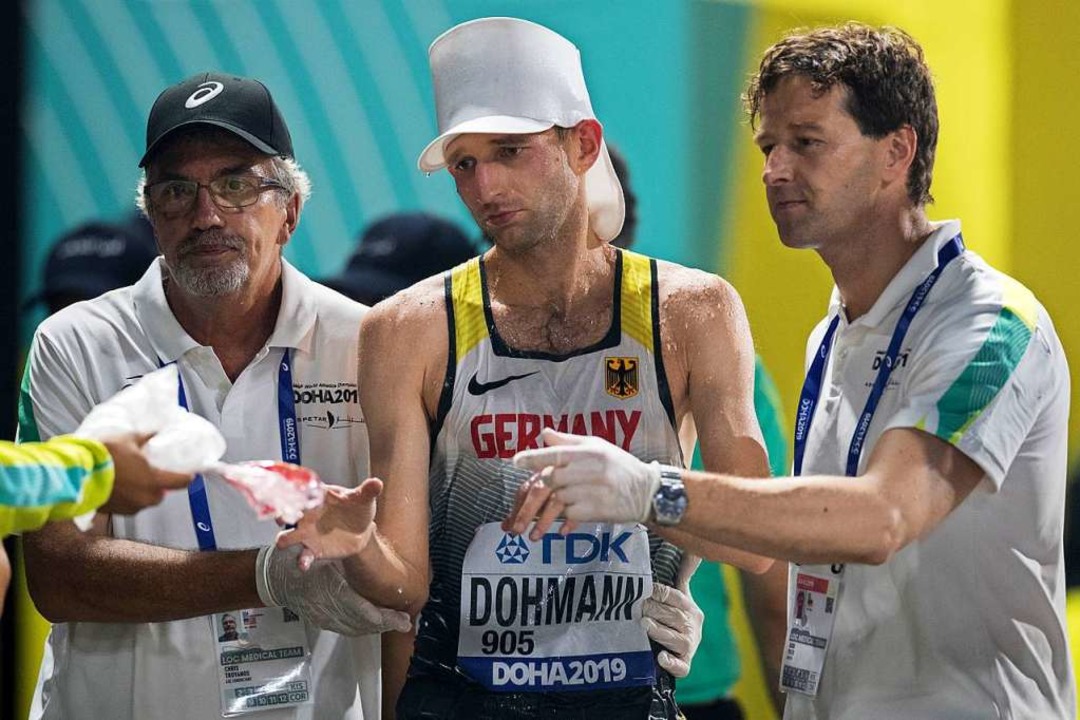 Geher Carl Dohmann nach der Leichtathletik-WM in Doha: "Kein Mensch ...