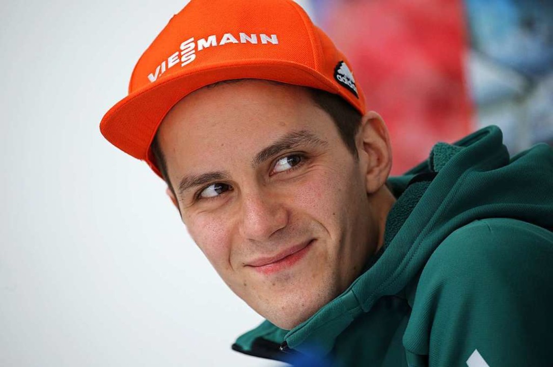 Erst zu früh, jetzt zu spät an der Kante: Stephan Leyhe vor der 68 ...