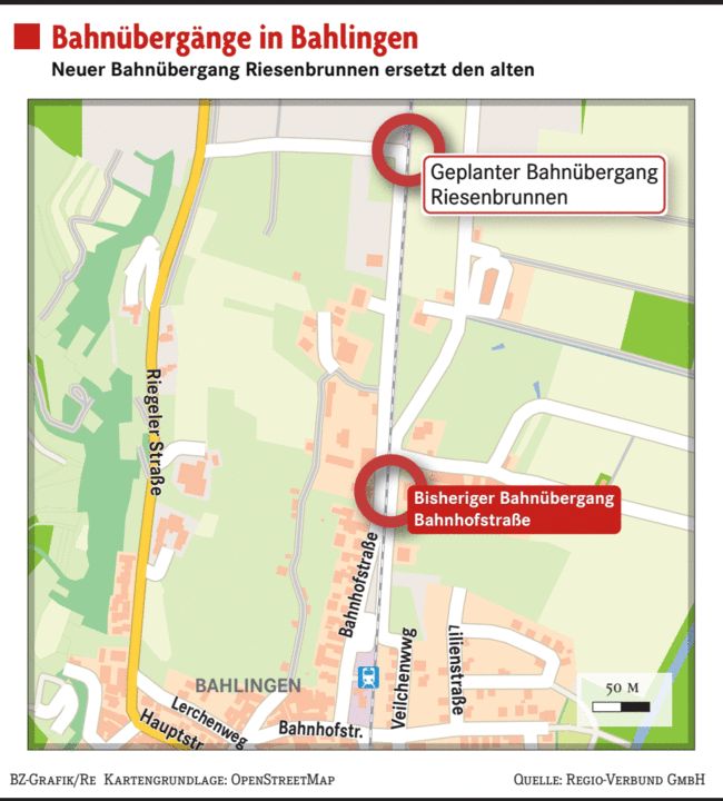 Bahnübergang in Bahlingen könnte ab Juni gebaut werden - Bahlingen ...