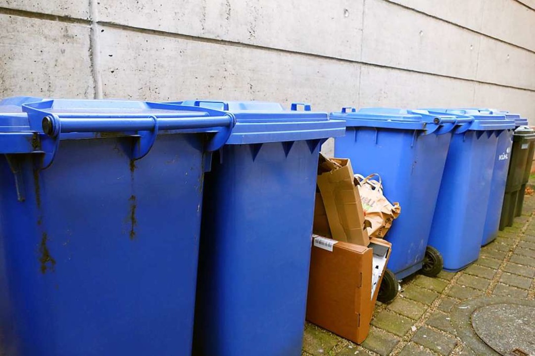 Die Gebühren für die Blauen Tonnen im Kreis Lörrach stehen fest - Kreis ...