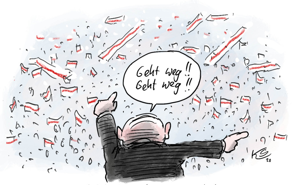 Präsident sucht neues Volk - Karikaturen - Badische Zeitung