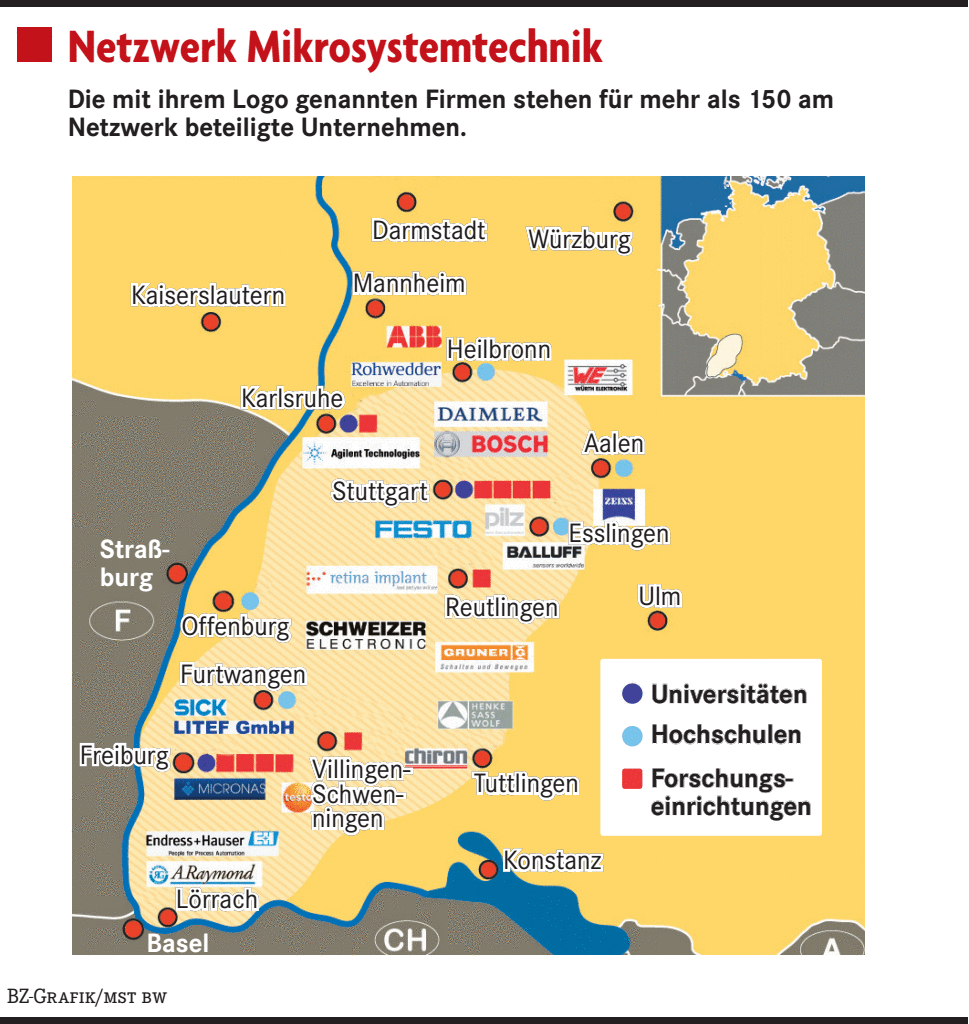 Großes Netzwerk für kleinste Geräte - Bildung & Wissen - Badische Zeitung