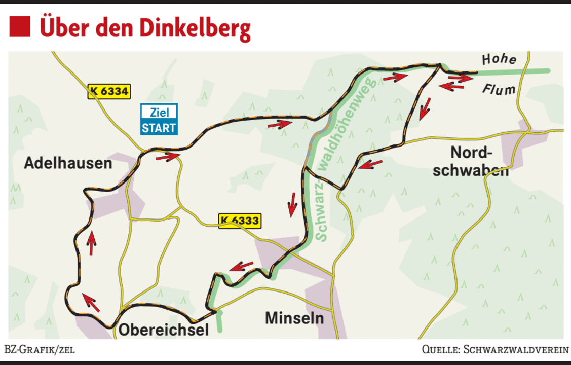 Große Dörferrunde auf dem Dinkelberg mit herrlicher Aussicht ...