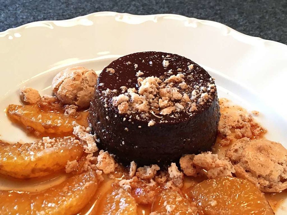 Beim norditalienischen Dessert Bonet trifft Karamell auf Schokolade ...