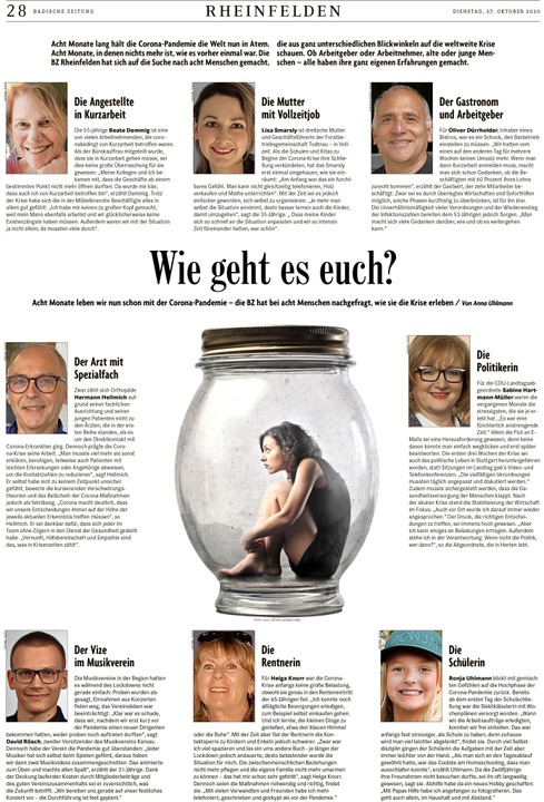 WIR ÜBER UNS: Ausgezeichnete Gestaltung auf sieben Zeitungsseiten - Wir ...