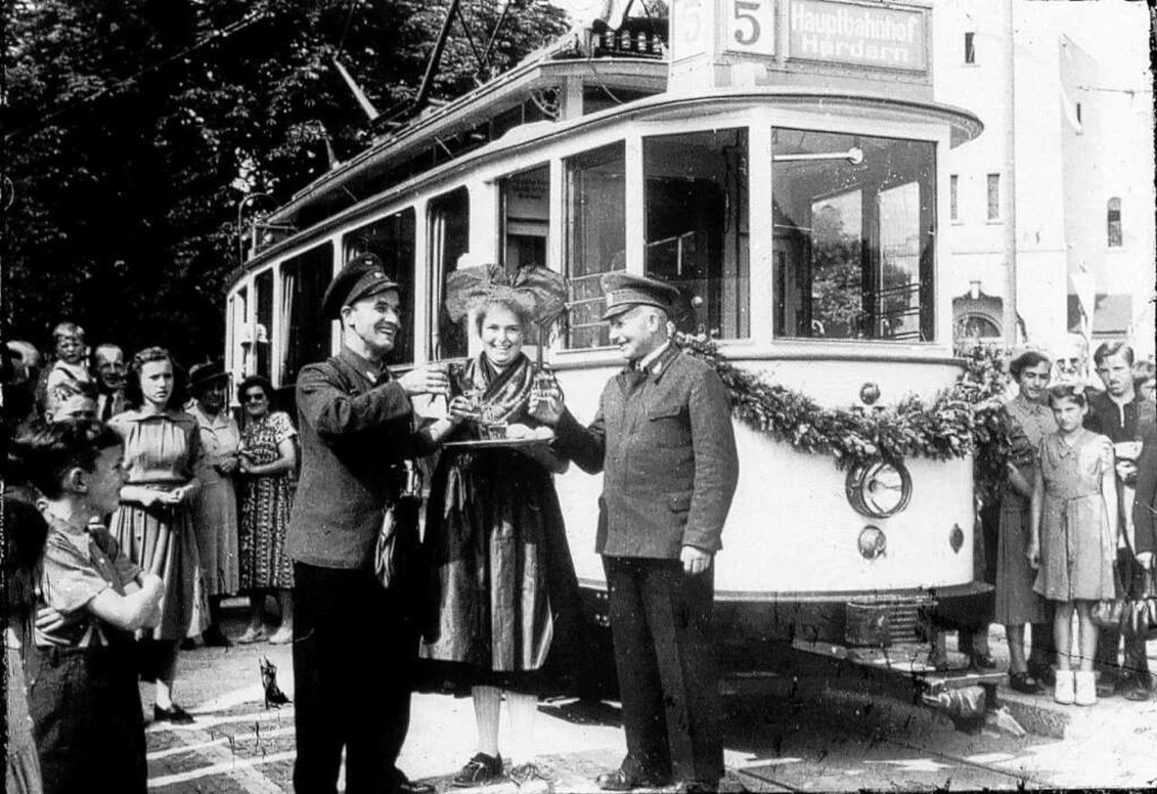Die Zeiten, als man in Freiburg-Herdern regelmäßig Tracht trug, liegen ...