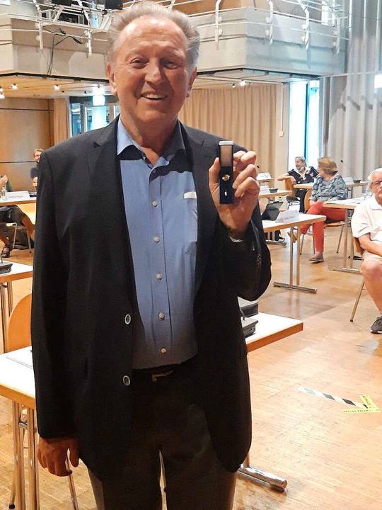 Paul Renz sitzt seit 50 Jahren in Rheinfelden im Gemeinderat ...