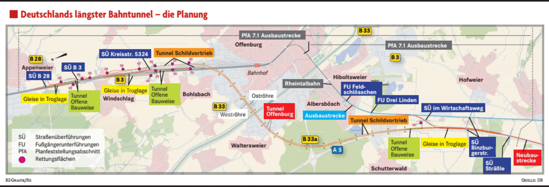 Tunnelbau für den Güterverkehr macht Offenburg neun Jahre lang zur ...
