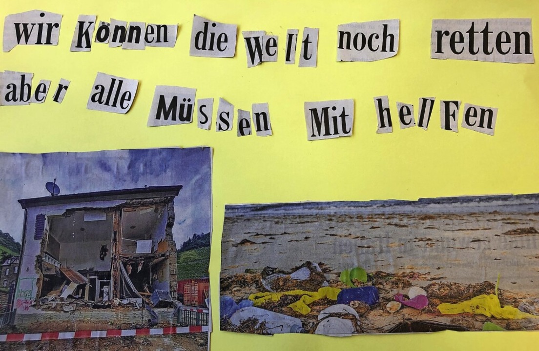 Eine Collage mit Zeitungen - Zisch-Texte - Badische Zeitung