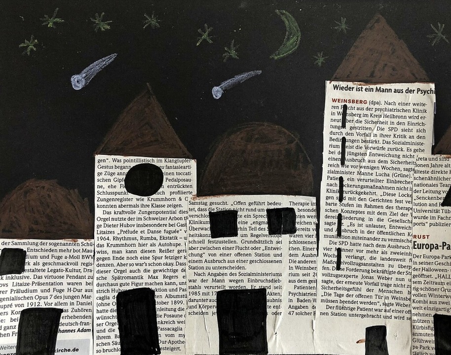 Eine Stadt aus Zeitungen - Zisch-Texte - Badische Zeitung