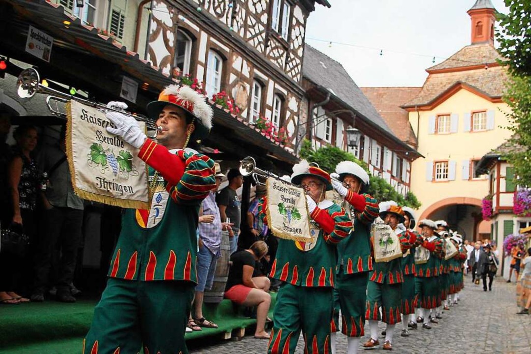 Vom 2. bis zum 5. September finden die Burkheimer Weintage statt ...