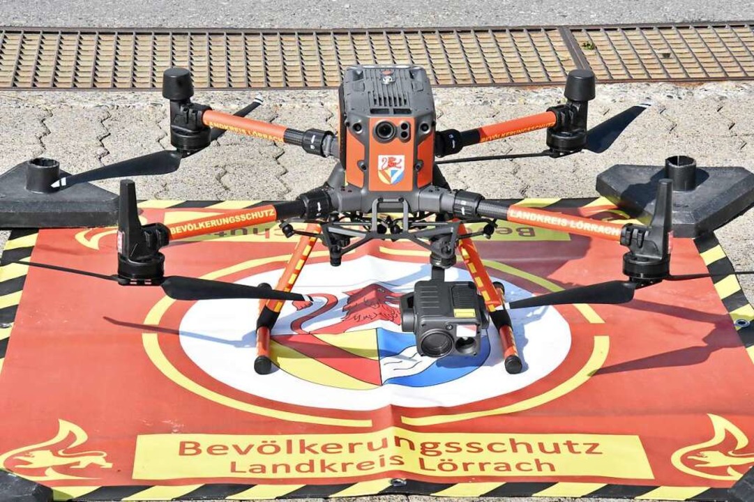 Der Multicopter gibt Rettungskräften im Kreis Lörrach einen besseren Lageüberblick - Lörrach ...