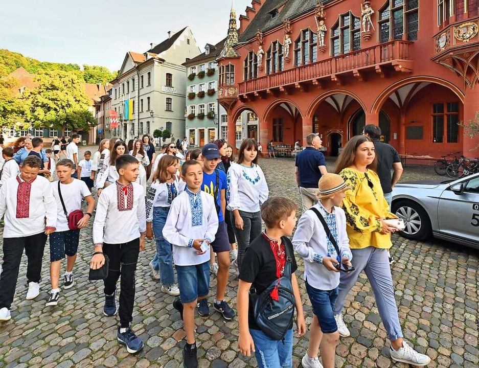 30 Kriegshalbwaisen aus Lviv verbringen eine Ferienfreizeit in Freiburg ...