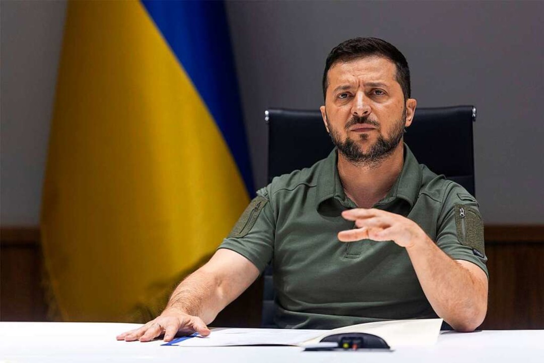 Selenskyj zu Ergebnissen der Scheinreferenden: "Wir befreien unser Land!" - Ausland - Badische ...