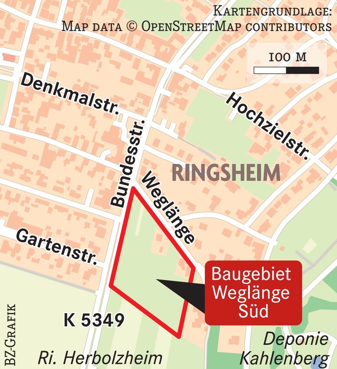 In Ringsheim ist ein neues Wohngebiet geplant - Ringsheim - Badische ...