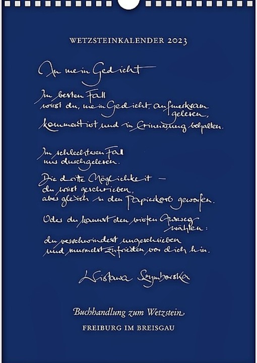 Die fortlebende Kalenderlegende - Kultur - Badische Zeitung