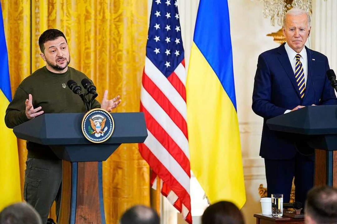 USA bereiten Selenskyj einen Heldenempfang – Historische Rede vor Kongress - Ausland - Badische ...