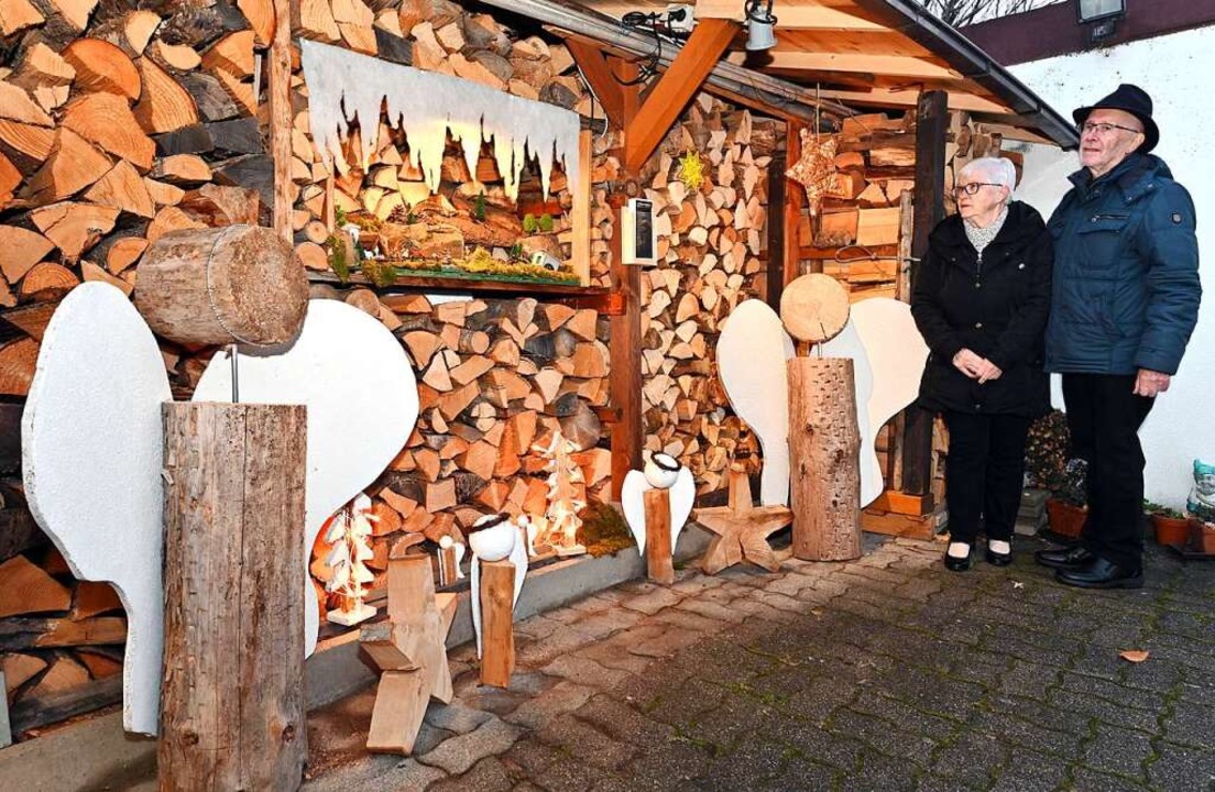 In Freiburg fanden Maria und Josef eine Unterkunft auf einem Parkplatz ...