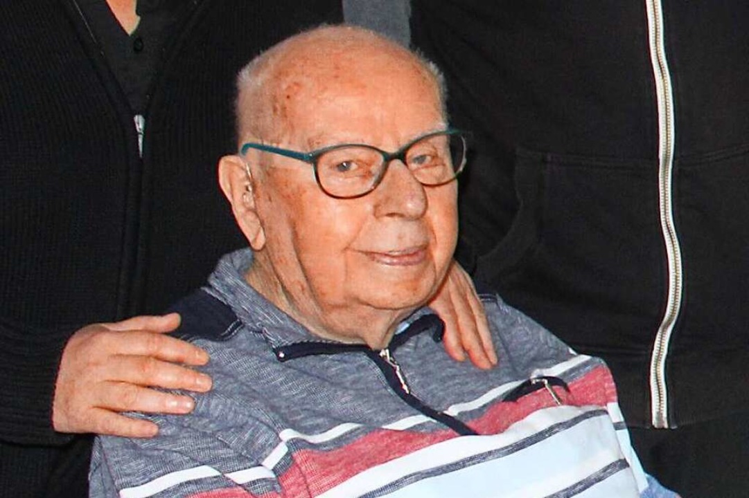 Der Grenzach-Wyhlener Bruno Pfeiffer ist 100 Jahre alt geworden ...