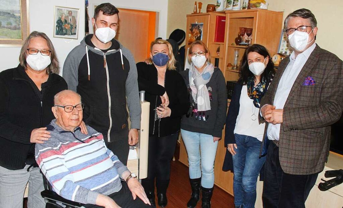 Der Grenzach-Wyhlener Bruno Pfeiffer ist 100 Jahre alt geworden ...