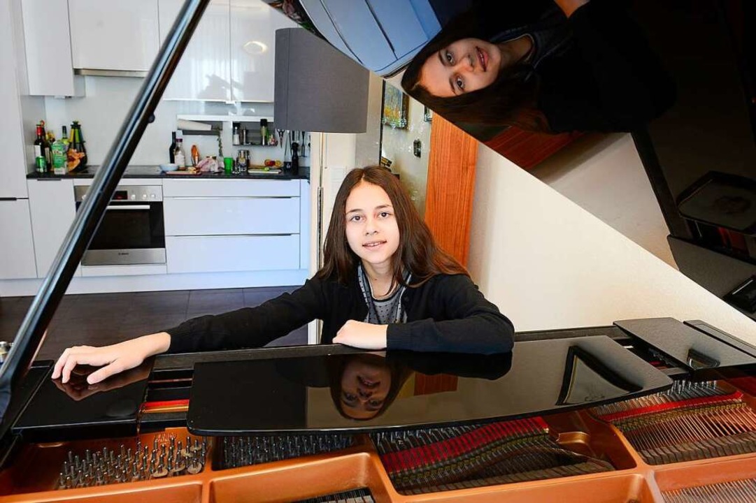 Die 13-jährige Freiburgerin Anna Plotkina träumt von einer Karriere als ...